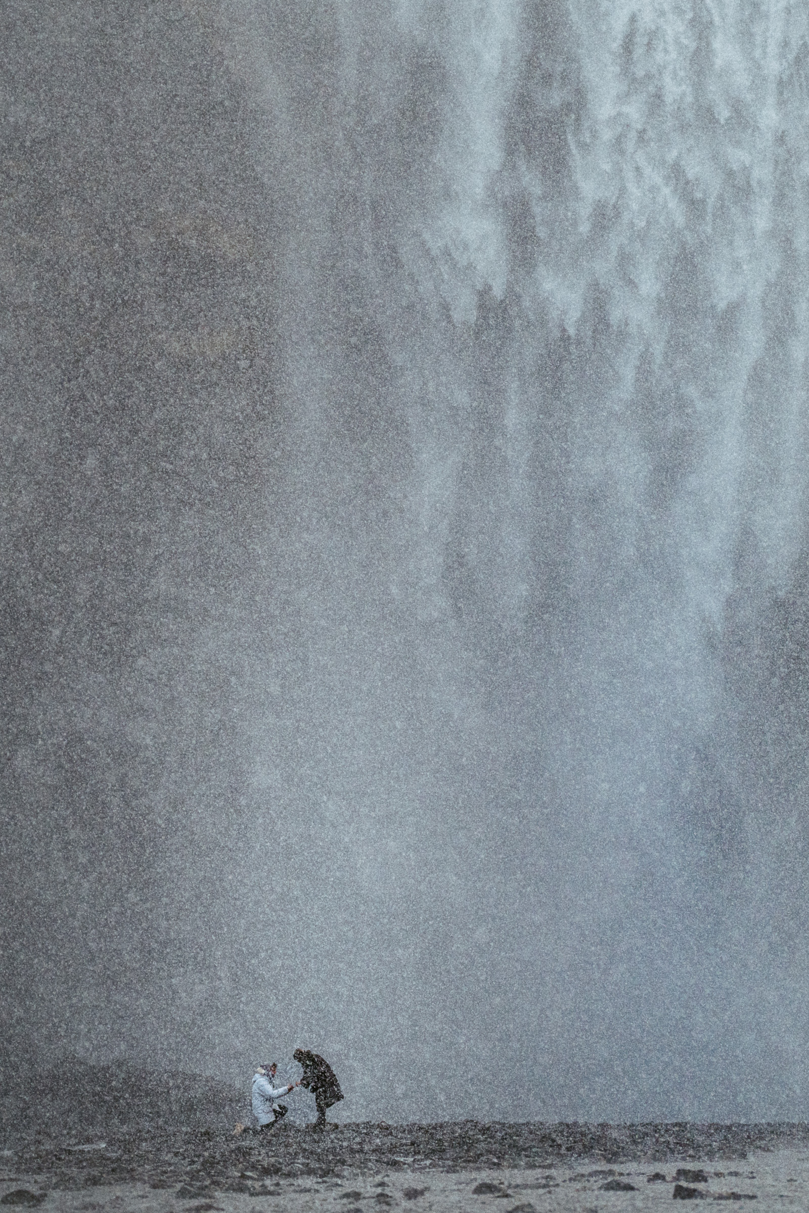 Surprise Proposal at Skogafoss | Romantic Iceland Engagement ...